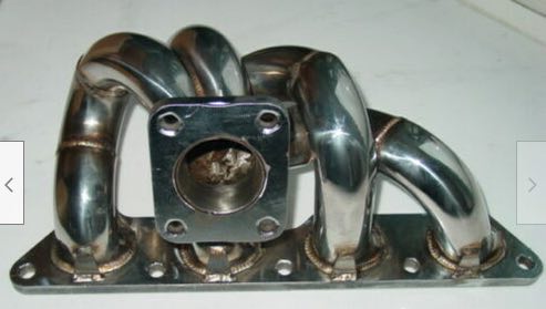 UPGRADED 2MM Turbo Manifold For 4G63 DSM Eclipse Talon TD05 1G 2G ...